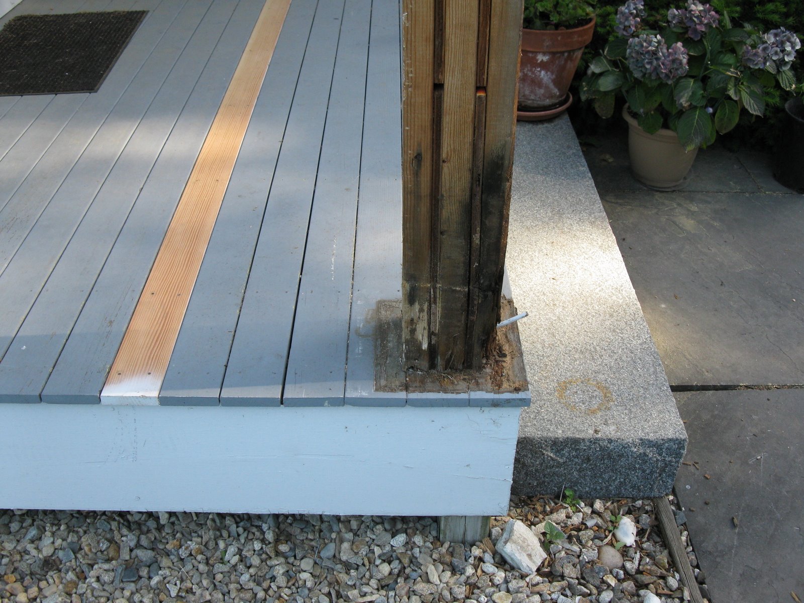 Replacing A Wood Porch Post Concord Carpenter